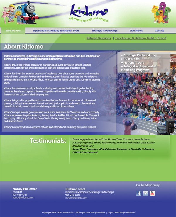 Kidomo.com - Dillusions Digital Media